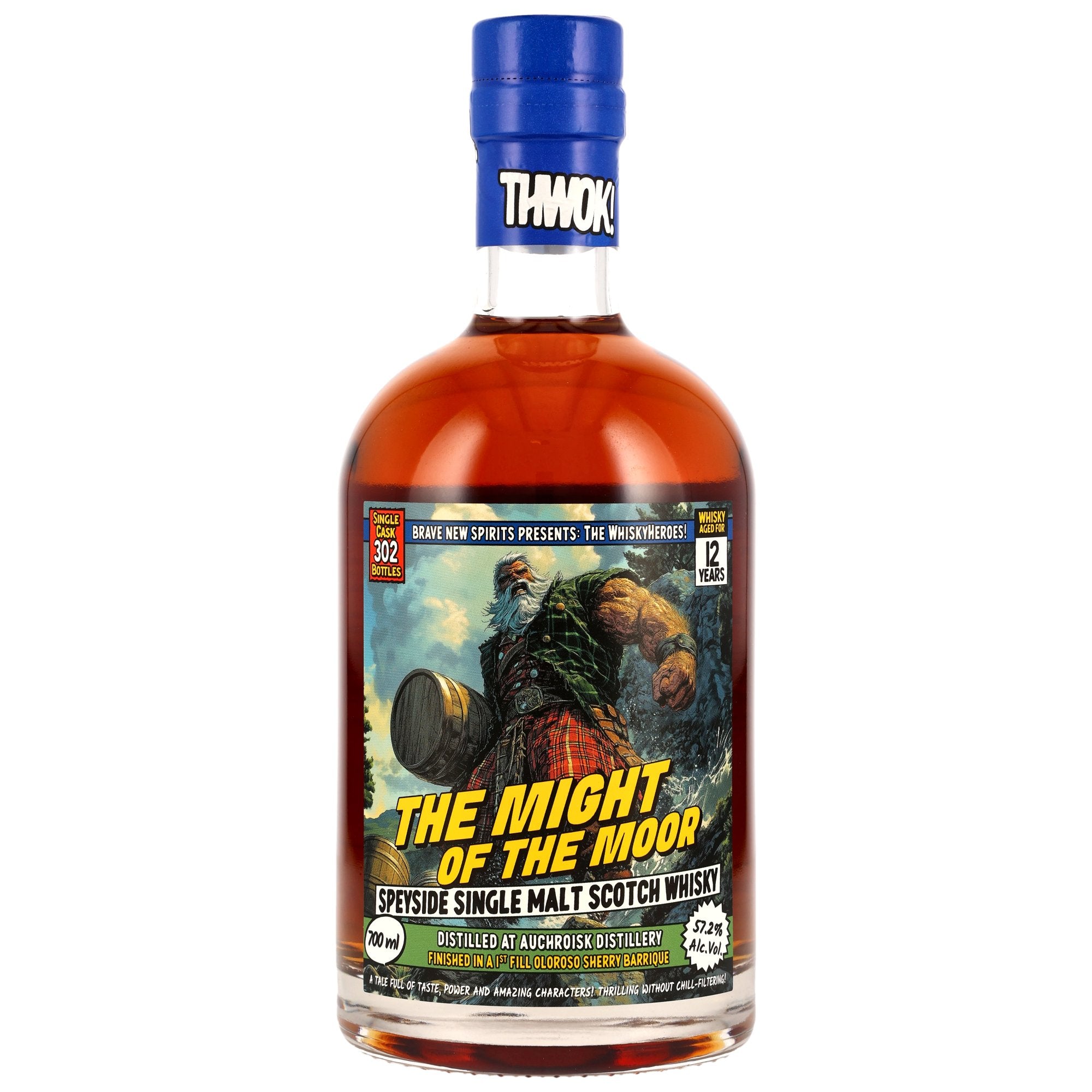 Auchroisk 12 Years Whiskey Heroes The Might Of The Moor - Brave New ...