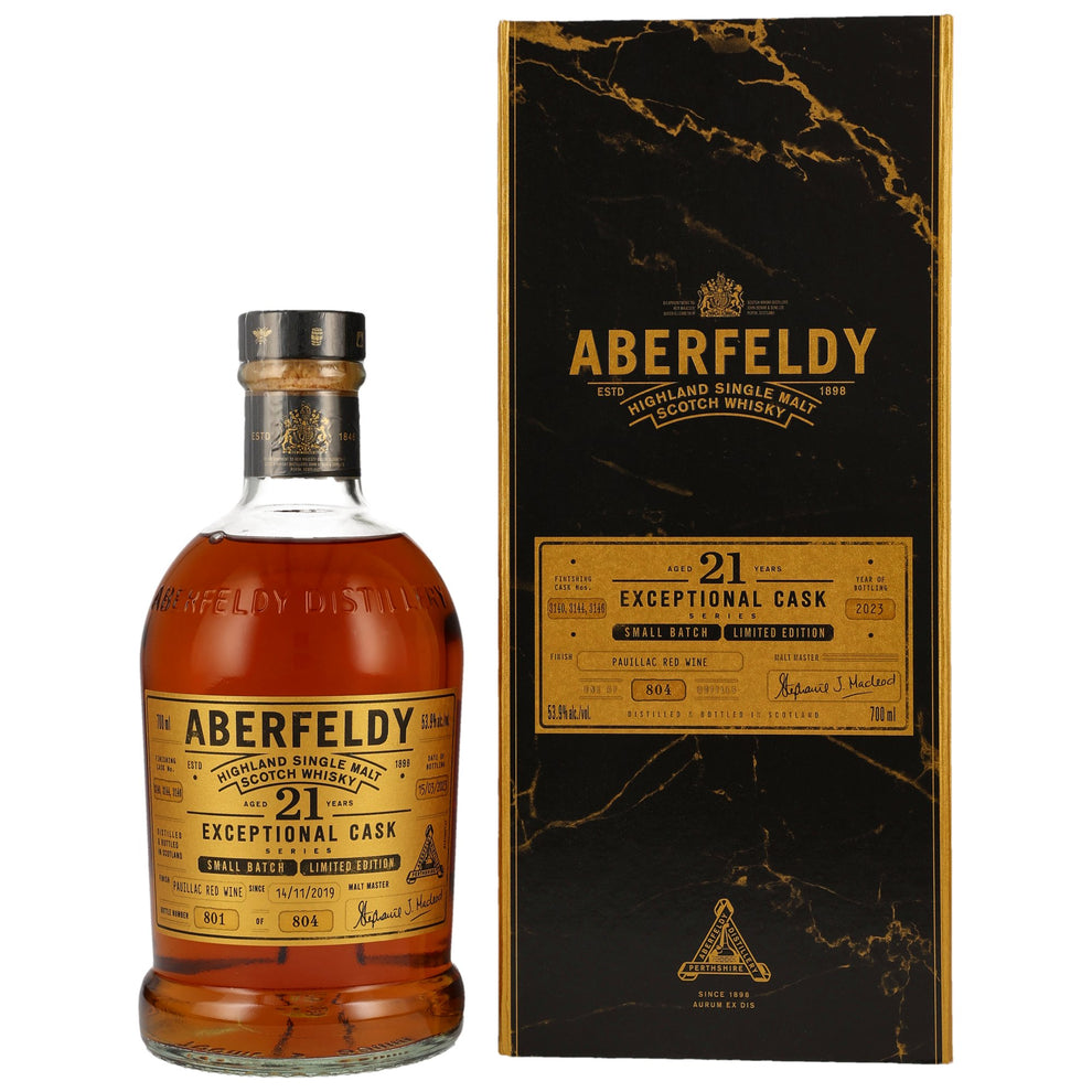 Aberfeldy 21 Years Exceptional Cask for Germany Paulliac Red Wine Fini ...