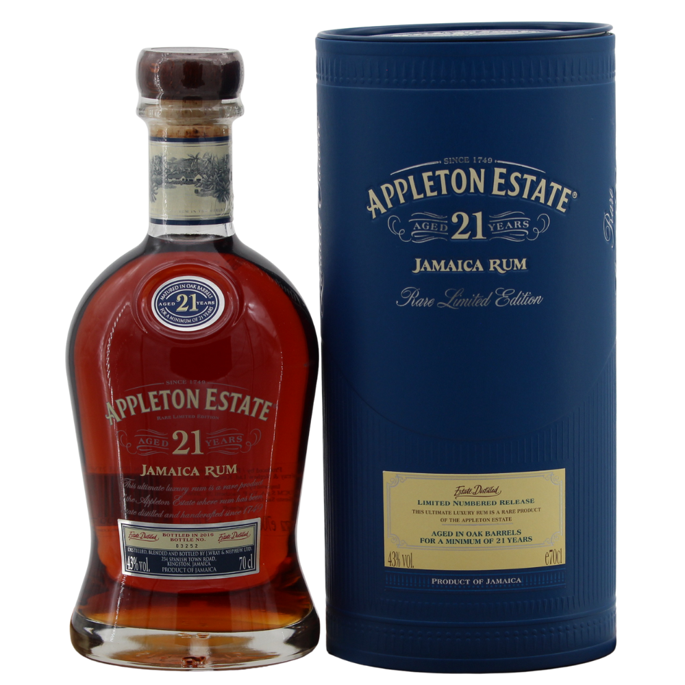 Appleton Estate 21 Year Old Jamaica Rum (Bottled approx. 2020) 43% 0.7l ...