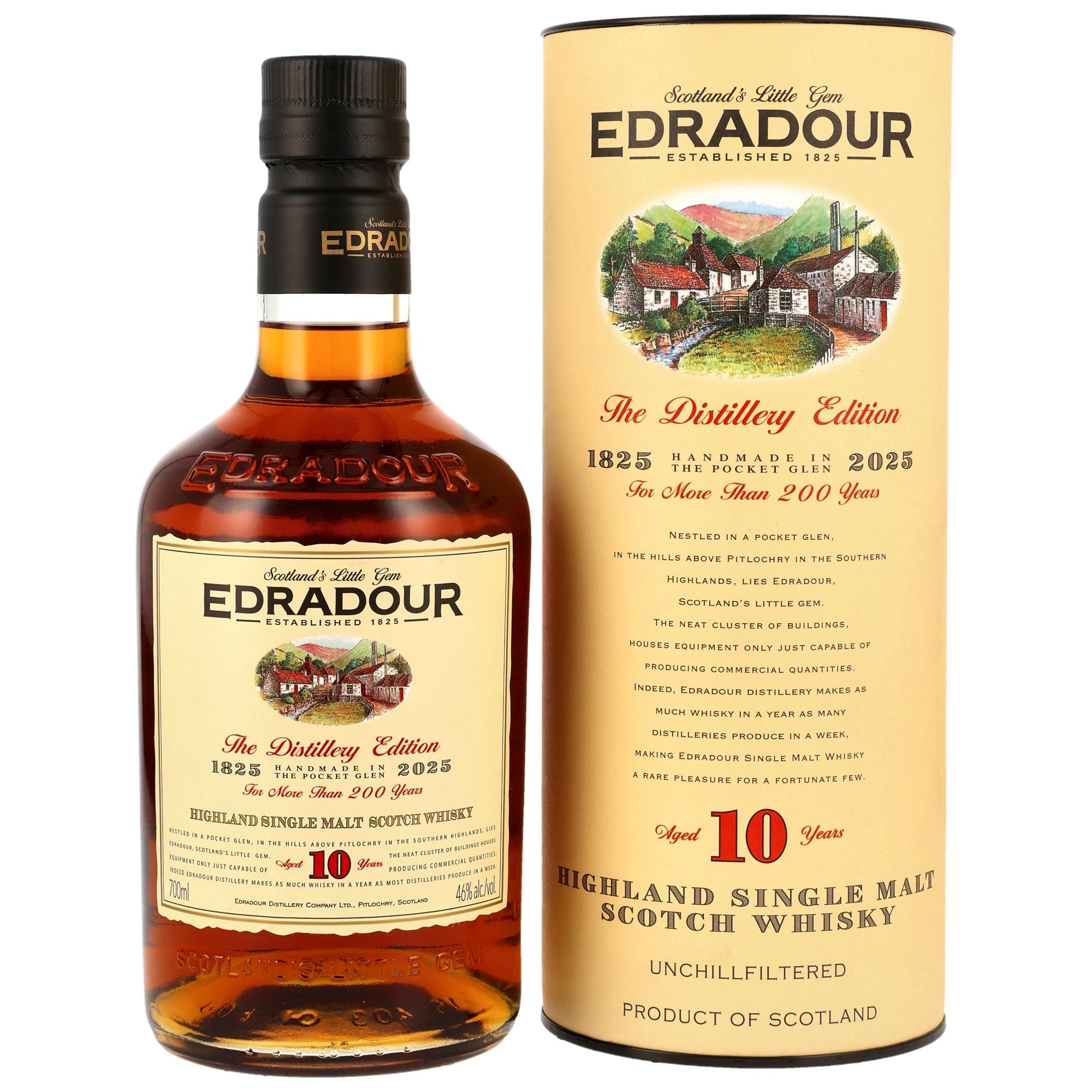 Edradour 10 Year Old The Distillery Edition 46% 0.7l | Deliawhisky.de ...