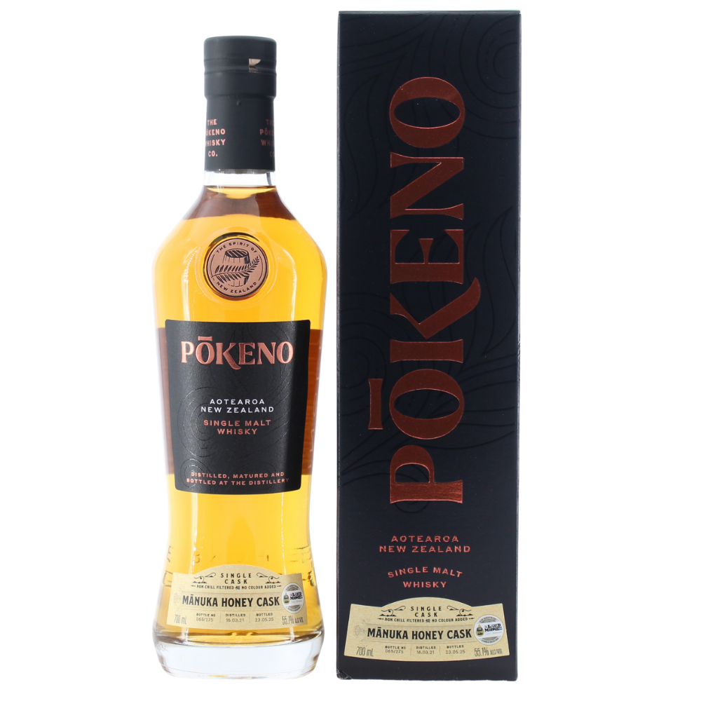 Pokeno 2021/2025 Manuka Honey Cask 55,1% 0,7l| deliawhisky.de
