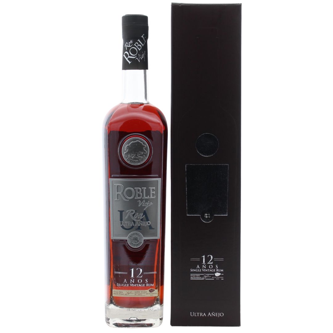 Ron Roble Ultra Anejo 12 Years Single Vintage DOC 40% 0.7l| Deliawhisky ...