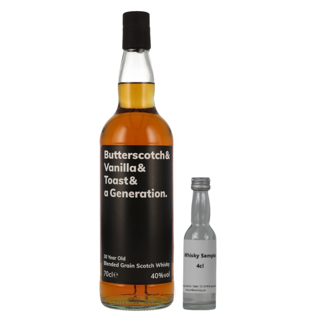 SAMPLE 4cl Butterscotch & Vanilla & Toast & a Generation 30 Years ...