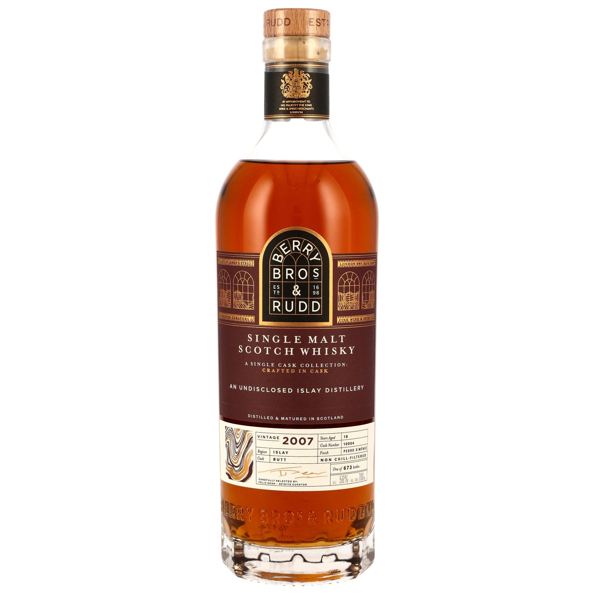 Single Islay Malt 2007/2025 18 Jahre Berry Bros & Rudd PX Sherry Finish ...
